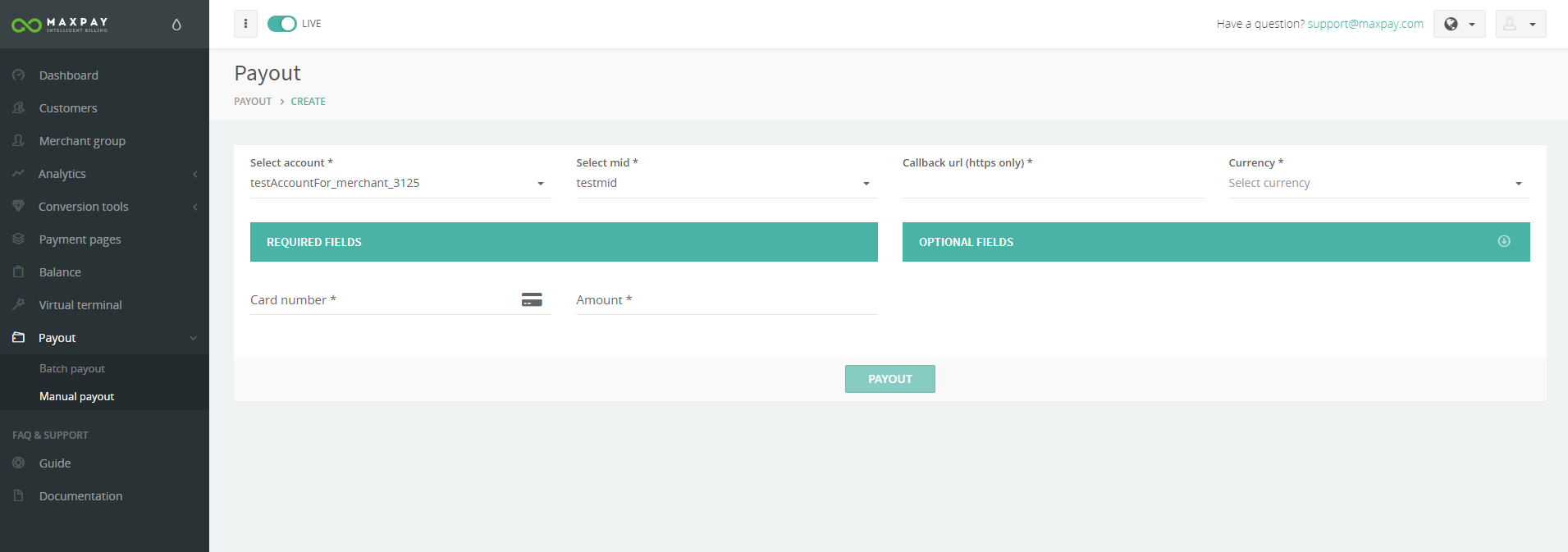 Features of the Merchant Portal. Vol.2 – Blog about online payments ...